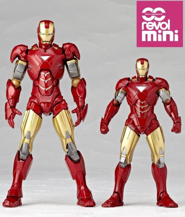 Jual ANS Kaiyodo Micro Yamaguchi Revol Mini RM-003 Iron Man Mark VI ...