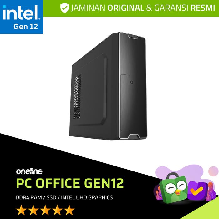 Promo PC Office Admin Intel Gen 12 Core i3 12100 | SSD | Intel UHD ...