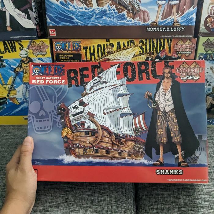 Jual Model Kit kapal perahu One Piece mainan rakit one piece - Shanks ...