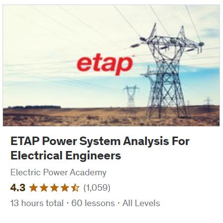 Jual ETAP Power System Analysis For Electrical Engineers - Kab. Bandung - Udemy Collection ...