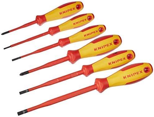 Jual Obeng Plus Minus Listrik VDE Set 6 Pc 00 20 12 V02 KNIPEX ...