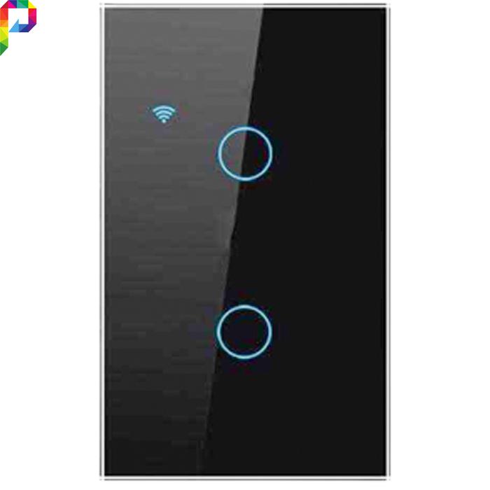 Jual Saklar Lampu Otomatis Smart Wall Switch WiFi Timer Touch Sense 2 ...