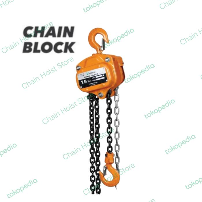 Jual 1.5 Ton x 3 Meter Chain Block Takel Kondotec - Jakarta Barat ...