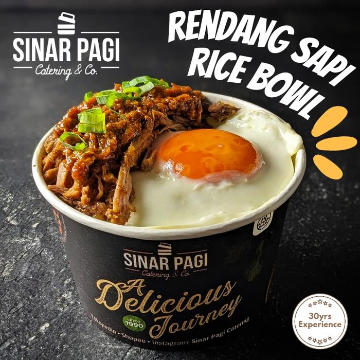 Promo Rice Bowl Rendang Sapi Sinar Pagi - Jakarta Utara - SINAR PAGI ...