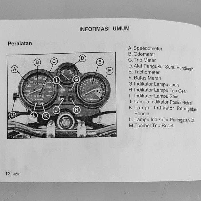 Jual Buku Manual Book Pedoman Pemilik Kawasaki Ninja Kis Kr 150 R-s 2002-05 Di Seller Noelle ...
