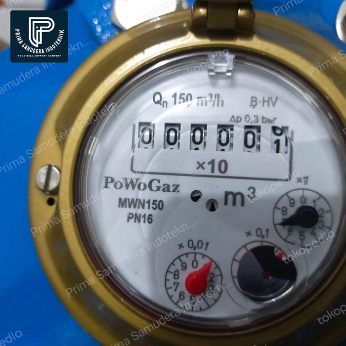 Jual Flow Meter Powogaz 6 Inch Dn 150mm PN16/50°C for Cold Water Meter ...