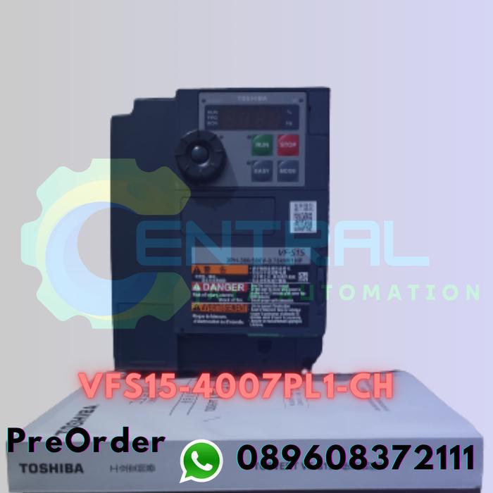 Jual INVERTER TOSHIBA VFS15-4007PL1-CH 0,75 kw 3phase 380v speed ...