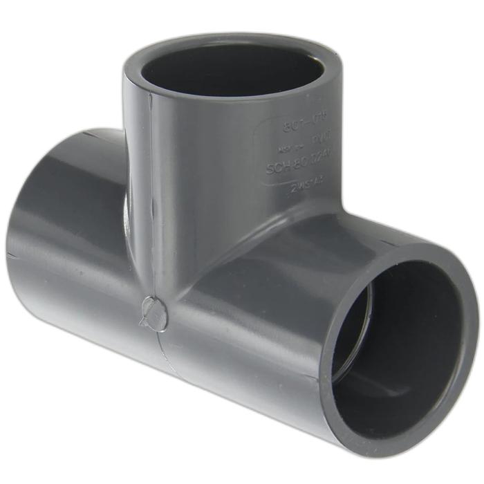 Jual Tee PVC 1 inch SCH80 Tee ASTM Paralon Sambungan Pipa PVC - Jakarta ...
