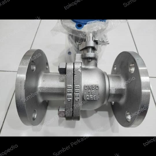 Jual Ball Valve PN16 Stainless SS304 Flange 2" inch / DN 50 - Jakarta Barat - Sumber Perkasa ...