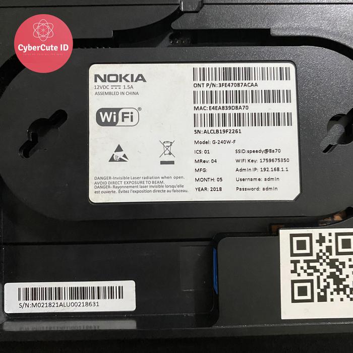Jual Router Wifi Ont Nokia G-240w F & | Gpon| Ont Acces Point | Ex ...