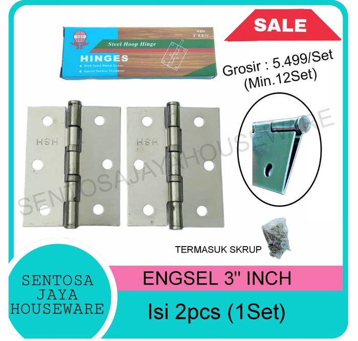 Jual ENGSEL 3" INCH / ENGSEL JENDELA 3INCH / ENGSEL PINTU 3INCH - Kota ...