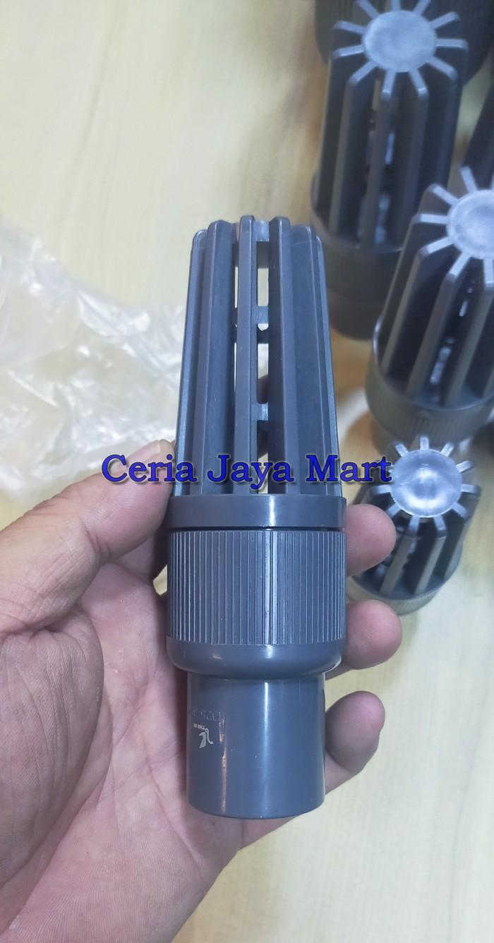 Jual Foot Valve PVC 1 " inchi / Foot Klep PVC Socket / Saringan ...