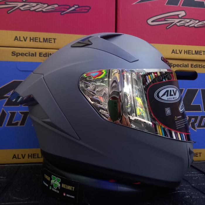 Jual Helm ALV GENESIS Full Face SNI - Grey doff, XL - Kab. Bekasi ...
