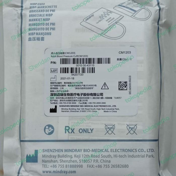 Jual Mindray Manset (cuff) Original, Ukuran Dewasa Di Seller Velvet ...