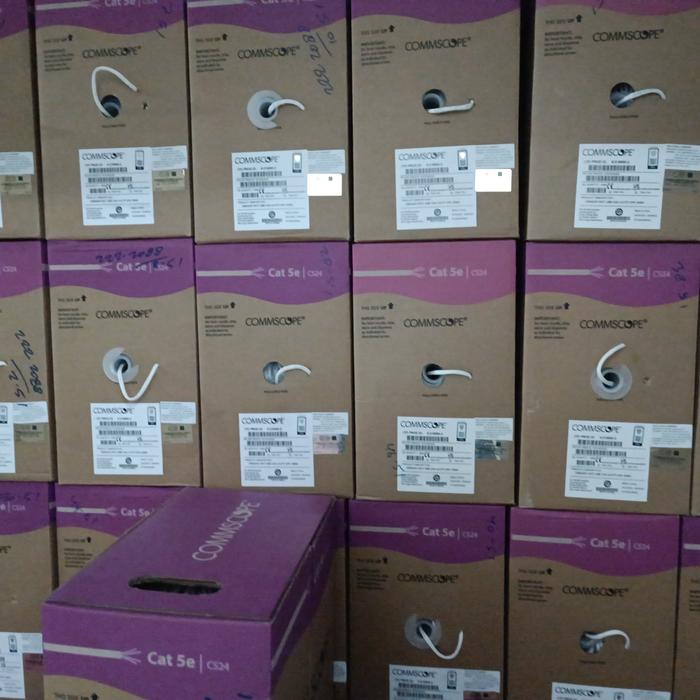 Jual Kabel AMP Commscope Cat.5E UTP 4-Pair Cable, Solid, 305m - Kota ...
