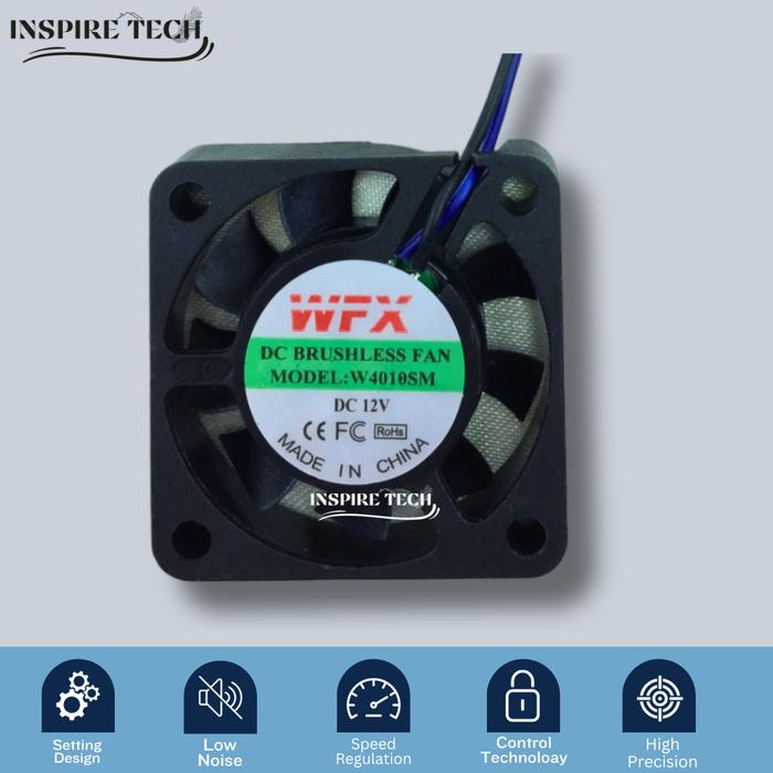 Promo Cooling Fan Kipas Pendingin Router DC 4010 40mm 12V + 2 pin ...