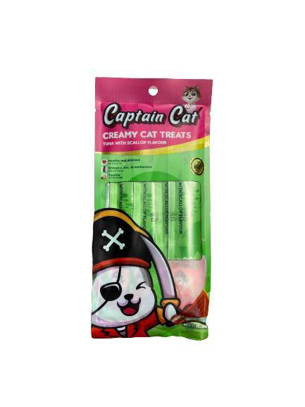 Jual Snack Kucing CAPTAIN CREAMY TREATS (4 x 15gr) All Varian - Chicken ...
