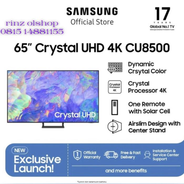 Promo LED TV SAMSUNG 65CU8500 SMART TV UHD FLAT 4K SAMSUNG UA65CU8500KXXD Cicil 0% 3x - Jakarta ...