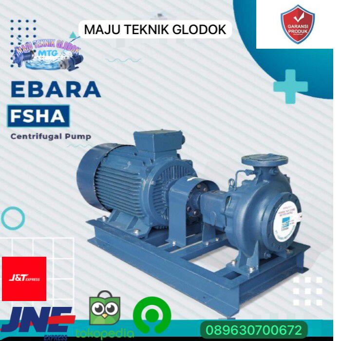 Jual Pompa Ebara 80x65 FSGA C/W 7.5Hp 5.5Kw 380v pompa transfer - TEKO ...