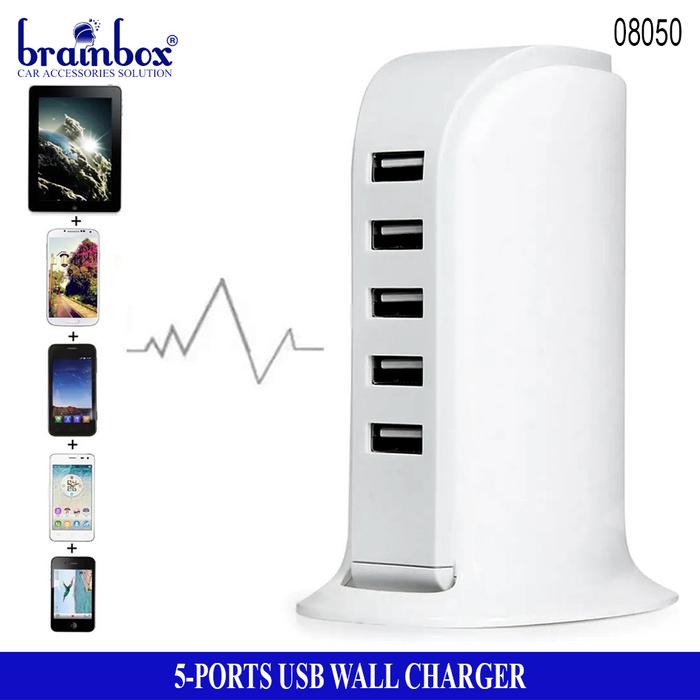 Jual Adaptor Charger 5 Port USB 20W Charging Handphone - Kota Batam ...