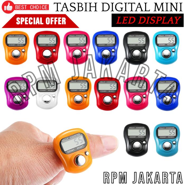 Jual TASBIH DIGITAL LED DISPLAY / COUNTER FINGER ELECTRIC / TALLY ...