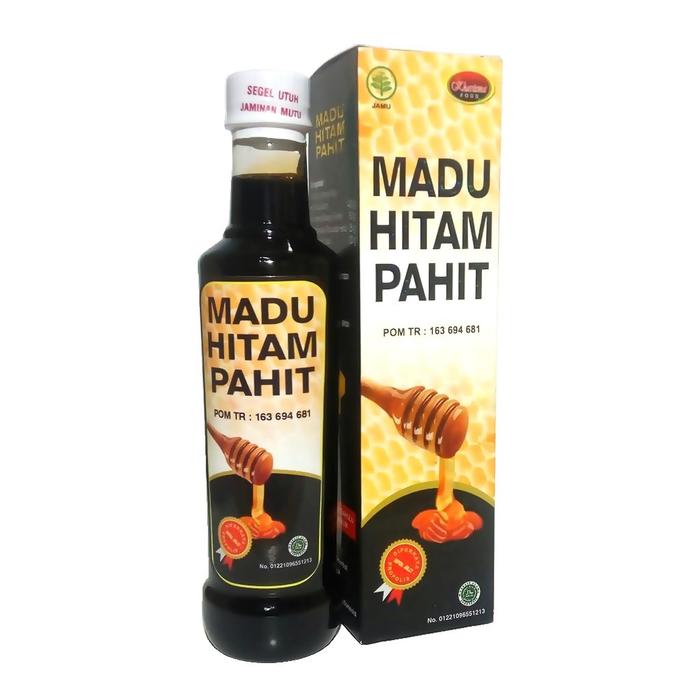 Jual Madu Hitam Pahit Premium 500gr - plus Propolis + Trigona + Royal ...