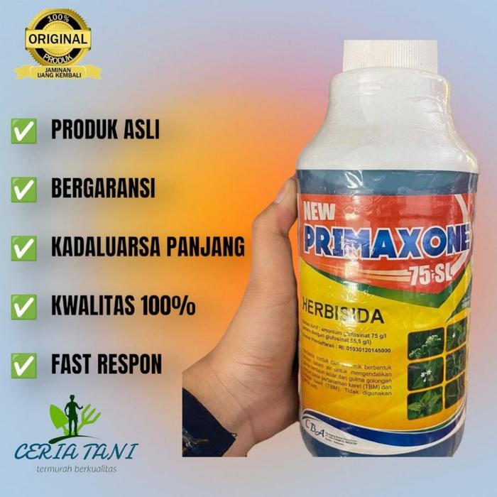 Jual HERBISIDA NEW PRIMAXONE 75SL KEMASAN 1LITER - Kab. Kediri - Ceria ...