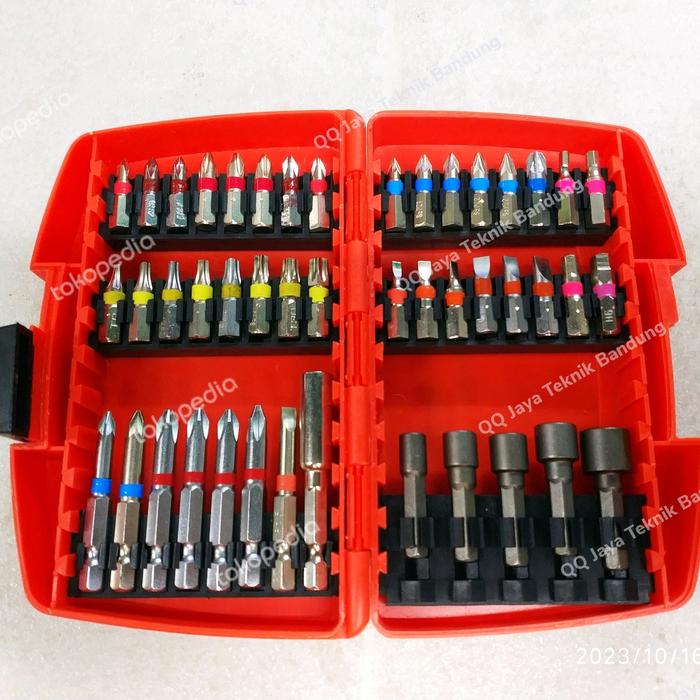 Jual Mata obeng set 45 pcs - Bit holder - Bit screwdriver - Kota ...