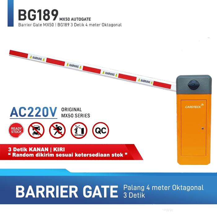 Jual Barrier Gate MX 50 Palang Pintu Portal Otomatis - 4 Meter - Kota ...