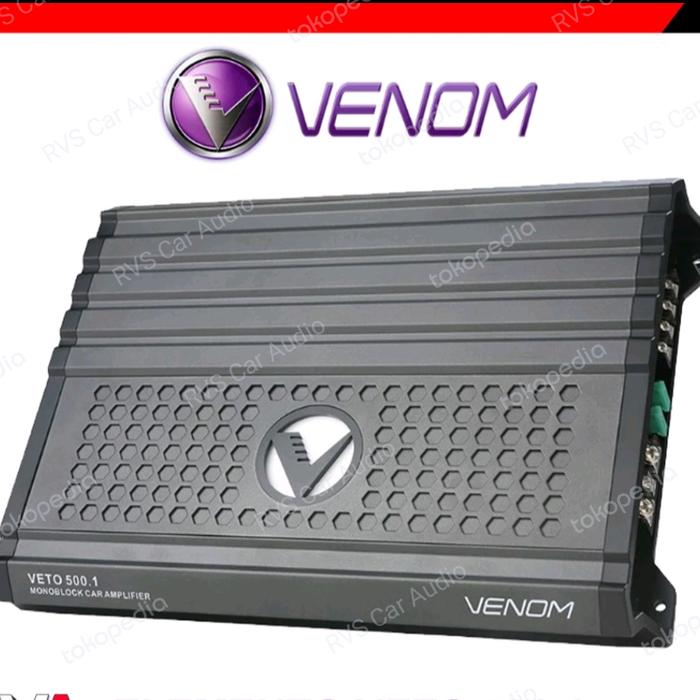 Jual power amplifier monoblock venom elemento veto 500.1 original resmi ...