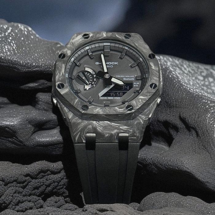 Jual Carbon Fiber Case G-Shock Gshock GA2100 GA-2100 Casing Bezel BNB ...