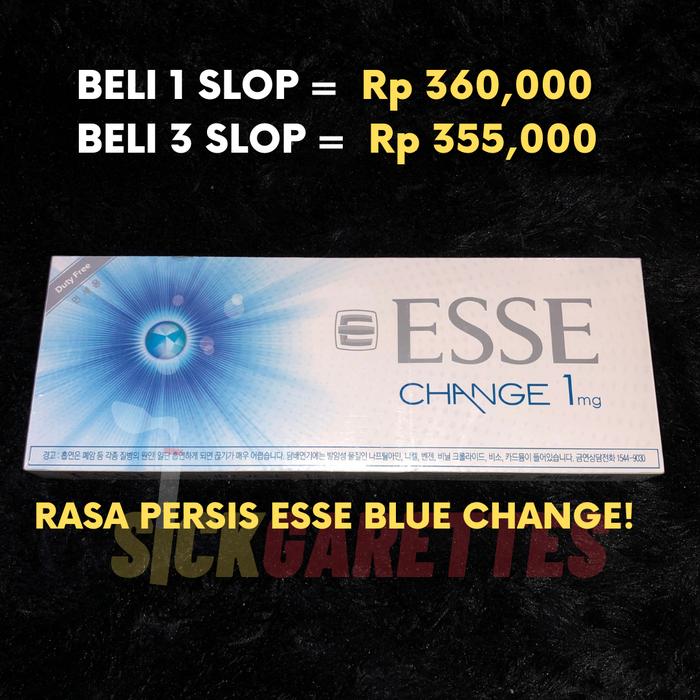 Jual Rokok ESSE Change 1mg Korea / Rokok Import Original / Slop - Kota ...