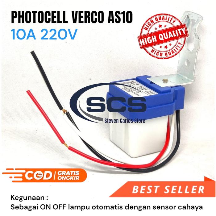 Promo Saklar Sensor Cahaya AS-10 AC-220V Lampu Otomatis Sensor Cahaya - Kab. Tangerang - Steven ...