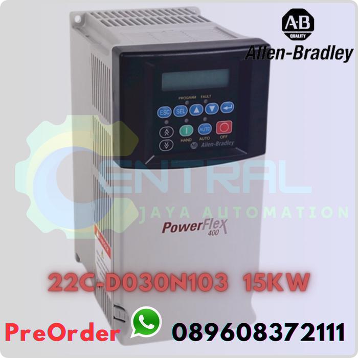 Jual INVERTER ALLEN-BRADLEY 22C-D030N103 15KW 20HP 3PHASE 380V - Jakarta Utara - central jaya ...