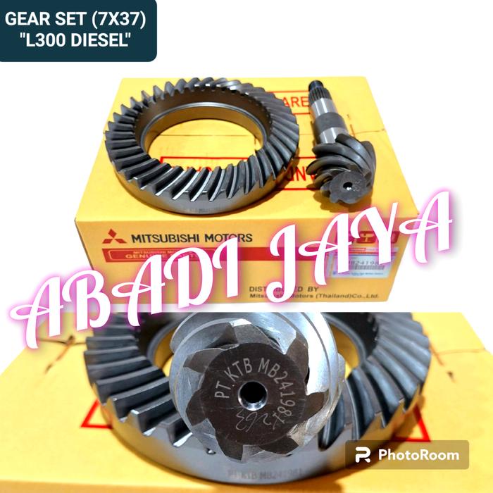 Jual GEAR SET ATAU GIGI GARDAN MITSUBISHI L300 DIESEL 7X37 ORIGINAL ...