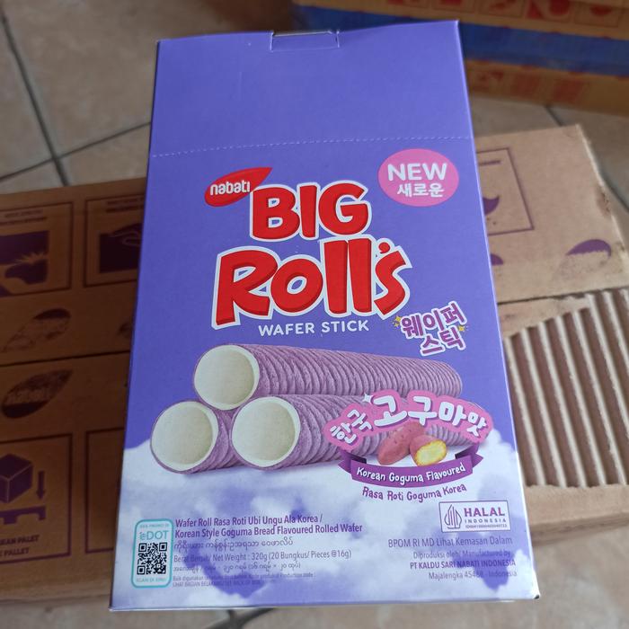 Jual Wafer Big Rolls Roll Stick Rasa Roti Ubi Ala Korea - Jakarta Utara ...