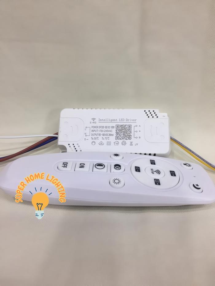 Promo Trafo Remote Wifi LED Driver Control 3 Cahaya - 30-50W*2, TANPA ...