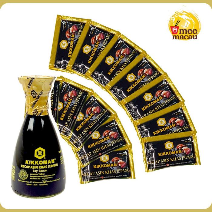 Promo Kikkoman Japanese Soy Sauce Sachet | Shoyu | Kecap Asin Jepang ...