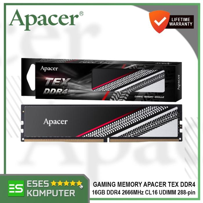 Jual RAM Apacer DDR4 TEX 16GB 2666MHz Single Channel Gaming Memory - Kota Tasikmalaya - ESES ...