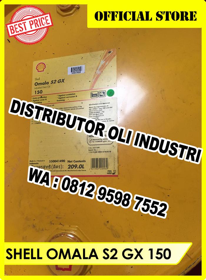 Jual SHELL OMALA S2 G / GX 150 ( DRUM 209 L - Free Ongkir ) - Kota ...