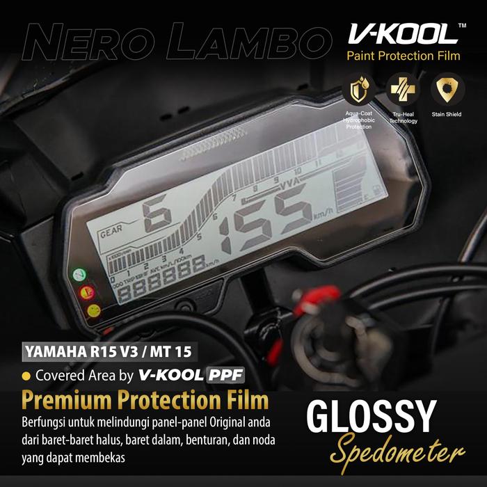 Jual VKOOL PPF Speedometer Motor R15 V3 - Jakarta Pusat - Nero Lambo ...