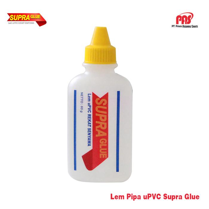 Jual Lem Pipa uPVC Supra Glue kaleng ukuran 60 gram - Kab. Tangerang ...