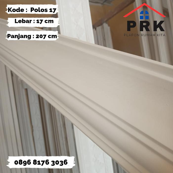 Jual Lis List Gypsum Gipsum Motif (MINIMALIS) Siku Polos lebar 17cm ...