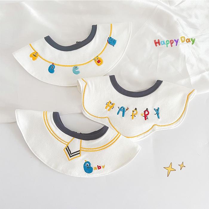 Jual SET 3 PCS Bib Baby / Slabber Alas Lap Liur Bayi Lembut Celemek ...