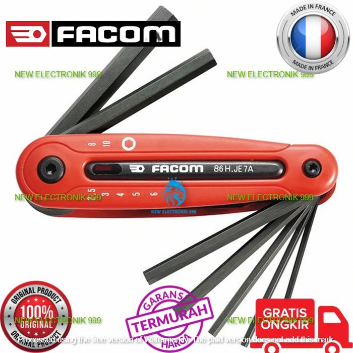 Jual FACOM ALLEN KEY SET 2.5-10MM 86H.JE7A FM0002057 - Jakarta Barat ...