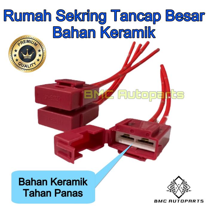 Jual Fuse Box / Rumah Sekring DX Tancap Besar Bahan Keramik Mobil ...