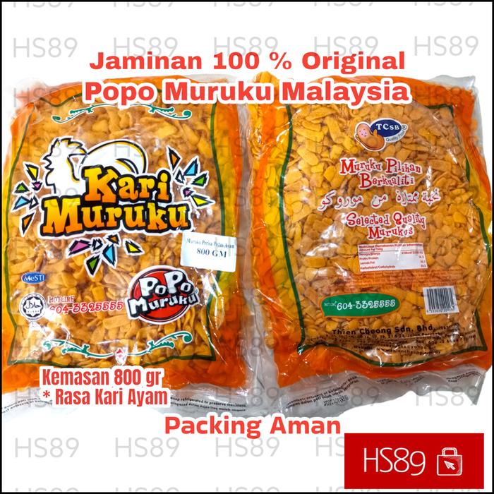 Jual Popo Muruku Ikan 800gr - Maruku Ikan - Snack Popo Muruku Ikan ...