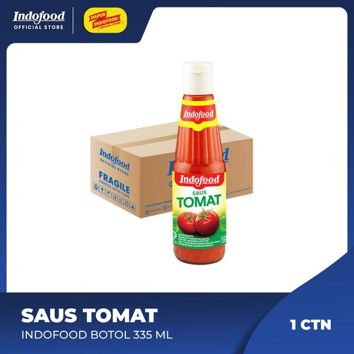 Jual 1 ctn - Saus Tomat Indofood Botol 335 ml - Kota Tangerang Selatan ...