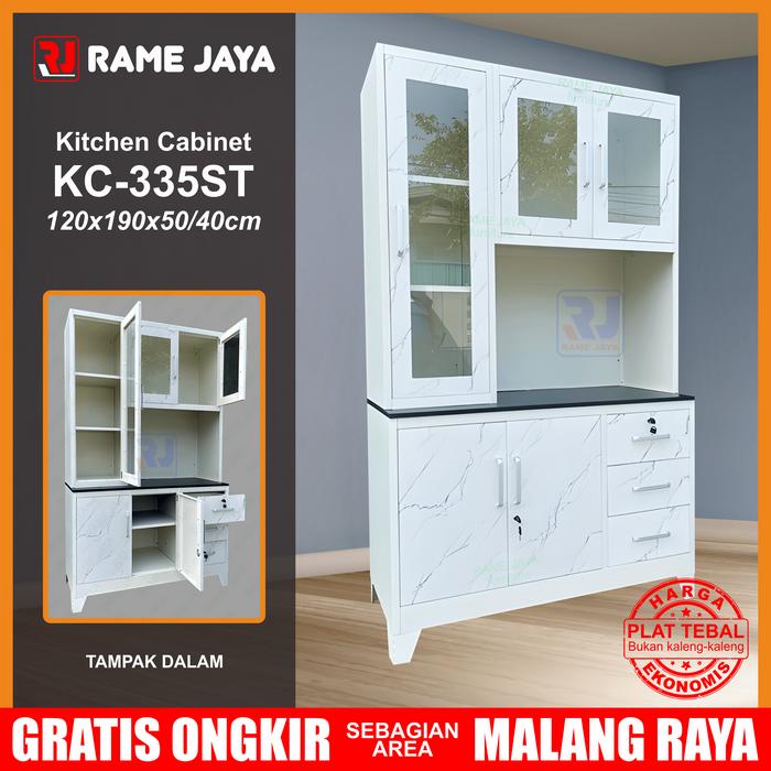 Jual Lemari dapur besi | Metal kitchen cabinet KC-335ST - Kota Malang ...