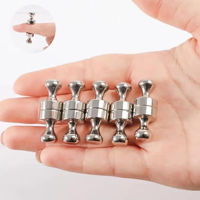 Jual Paku Payung Magnet Neodymium Kuat Push Pin Gantungan Kulkas Papan ...